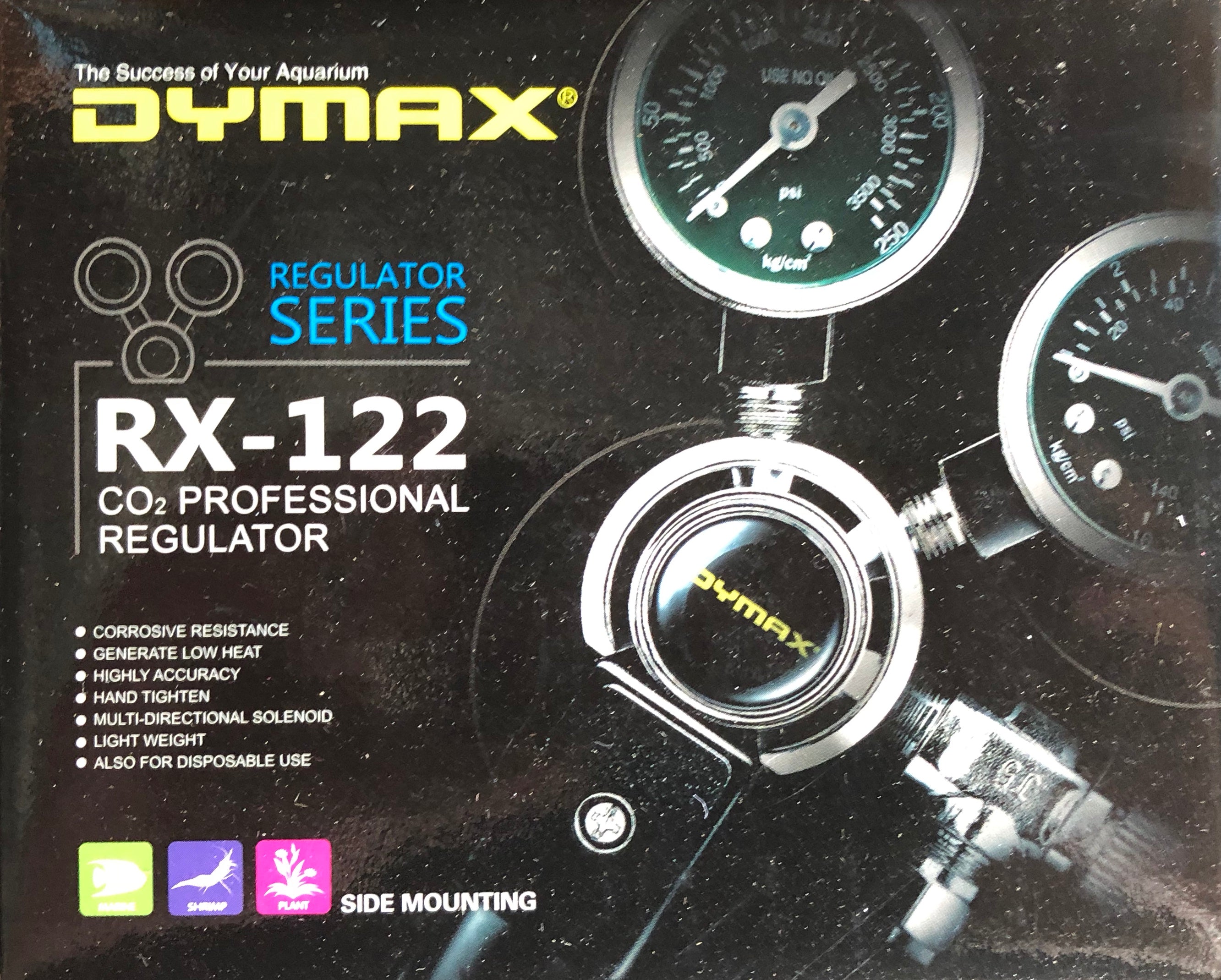 Dymax CO2 Regulator RX-122 – Guppy's Aquarium Products