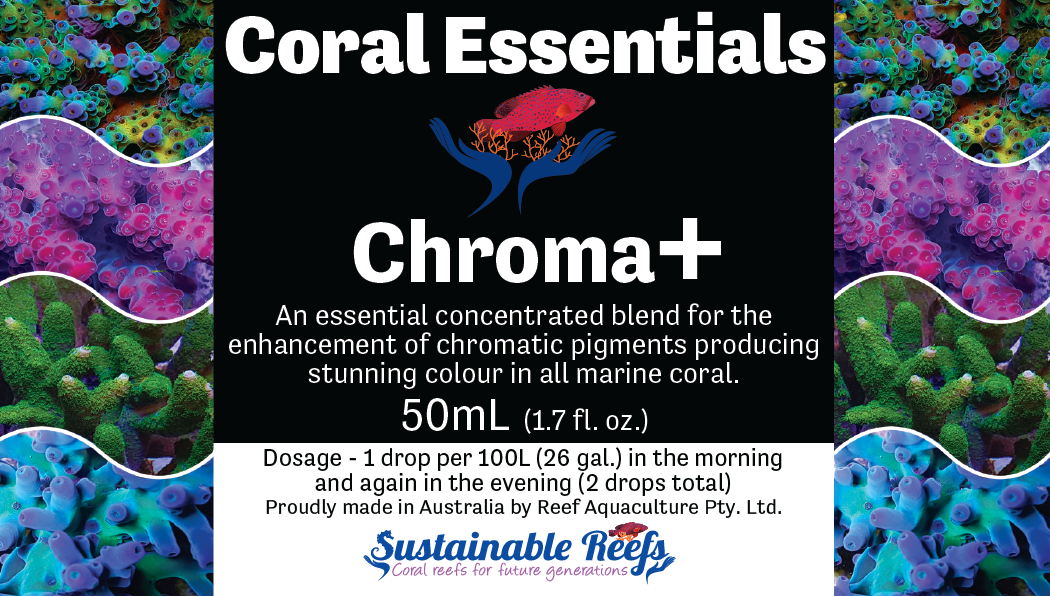 Coral Essentials Chroma+ 50ml – Guppy's Aquarium Products