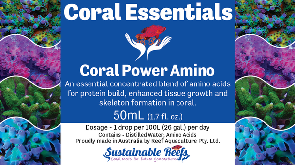 Coral Essentials Coral Power Amino 50ml – Guppy's Aquarium Products